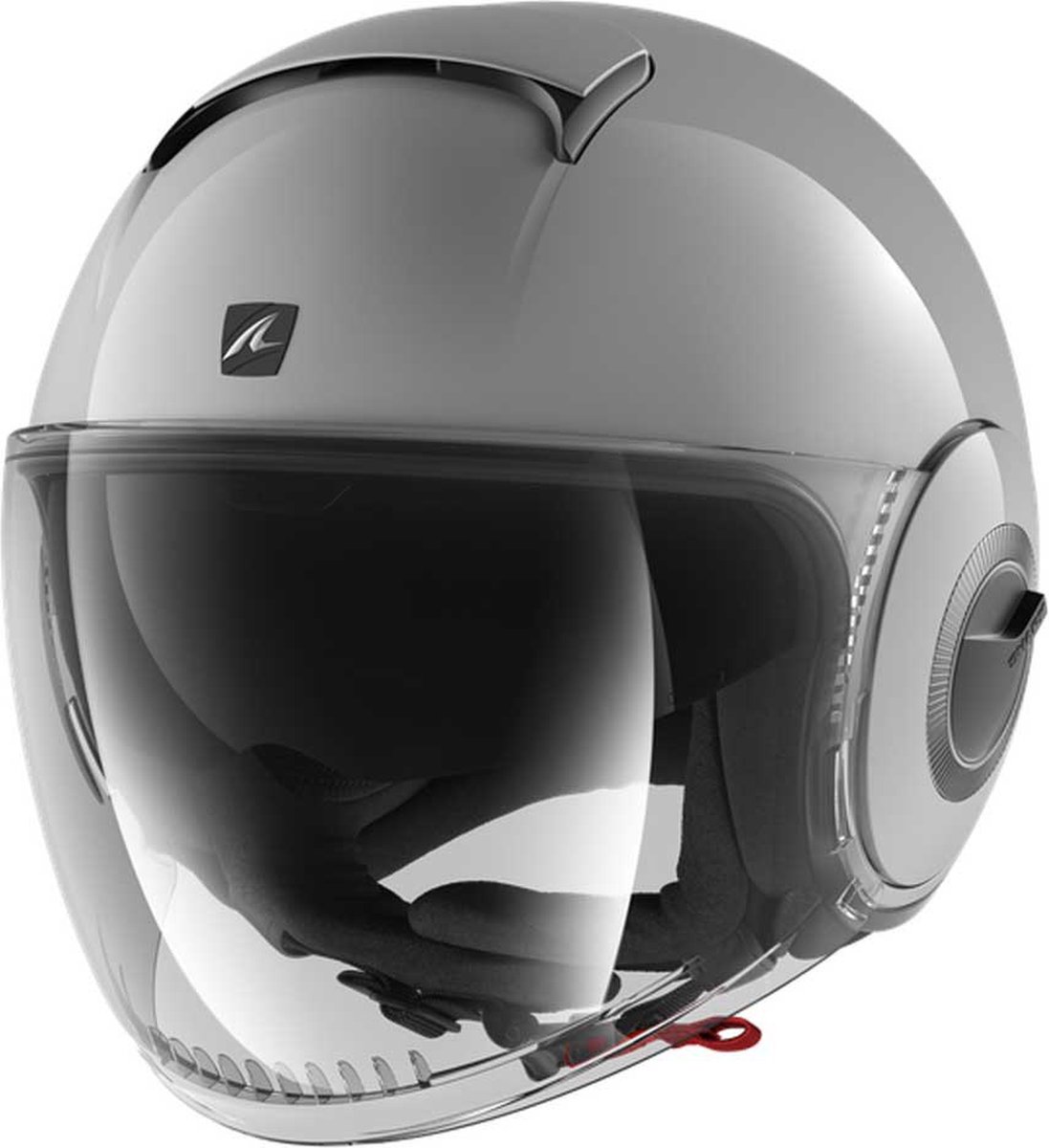Shark Nano jethelm glans nardo grijs XS - Motorhelm / luxe scooterhelm ...