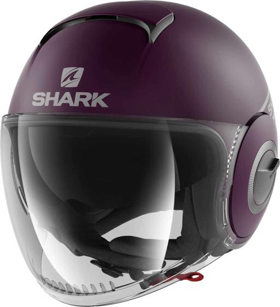 Shark Nano Jethelm Street Neon mat paars zilver S - Motorhelm / luxe ...