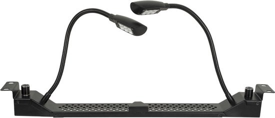 Lamp Zwanenhals Showgear 19inch Rackmount RGB LED Dubbele Gooselight | bol