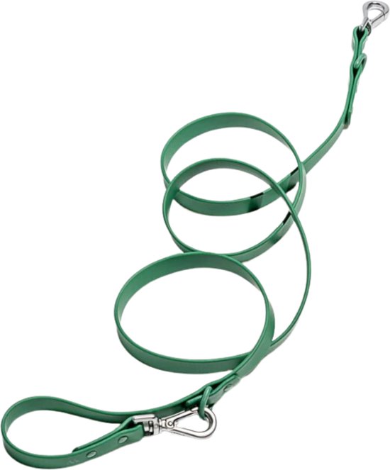 OLLIES for Dogs | Riem hond PVC | Groen | Lengte 180 cm | Hondenriem ...