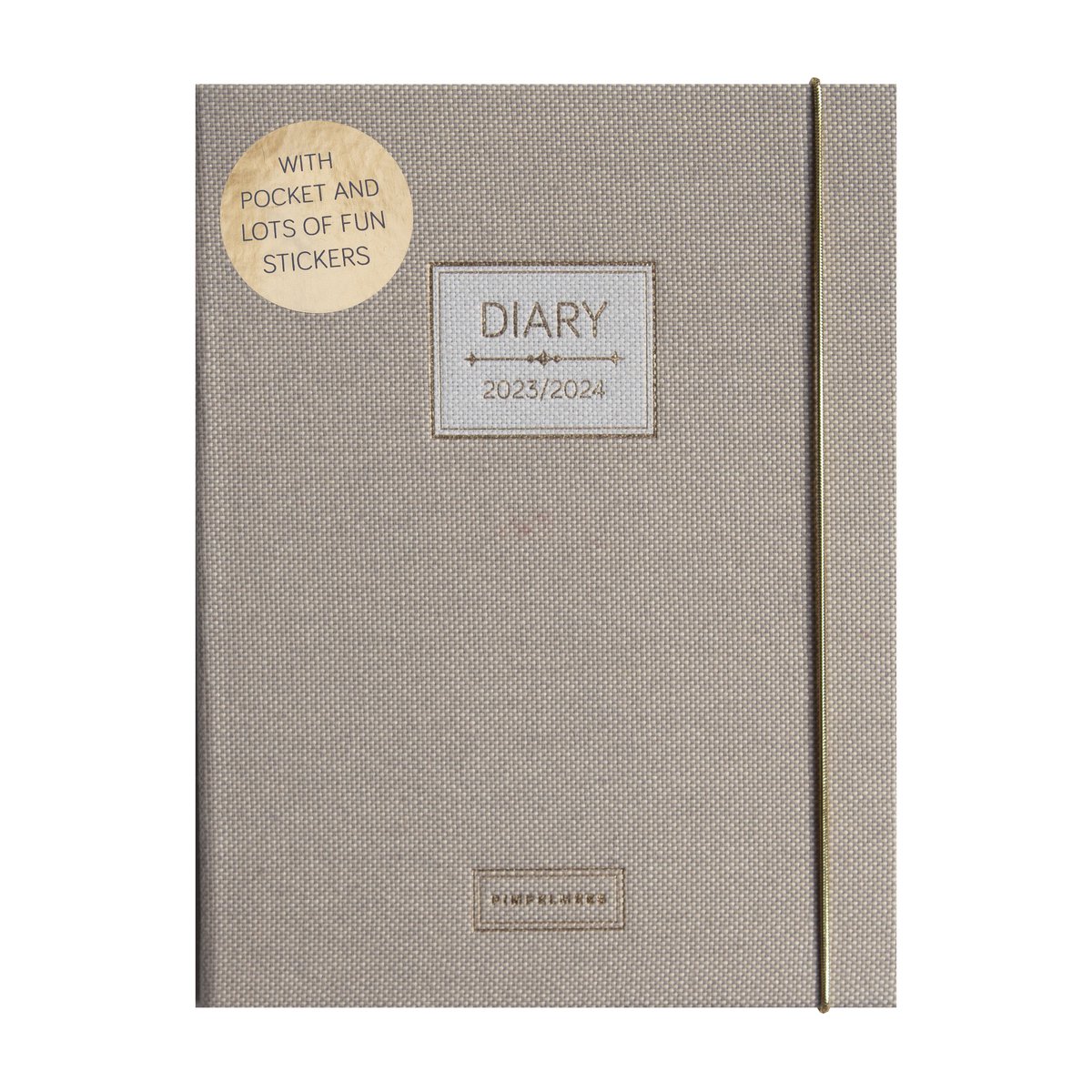 Pimpelmees academic diary 2023-2024 B5 luxe edition Warm Nude | bol.com