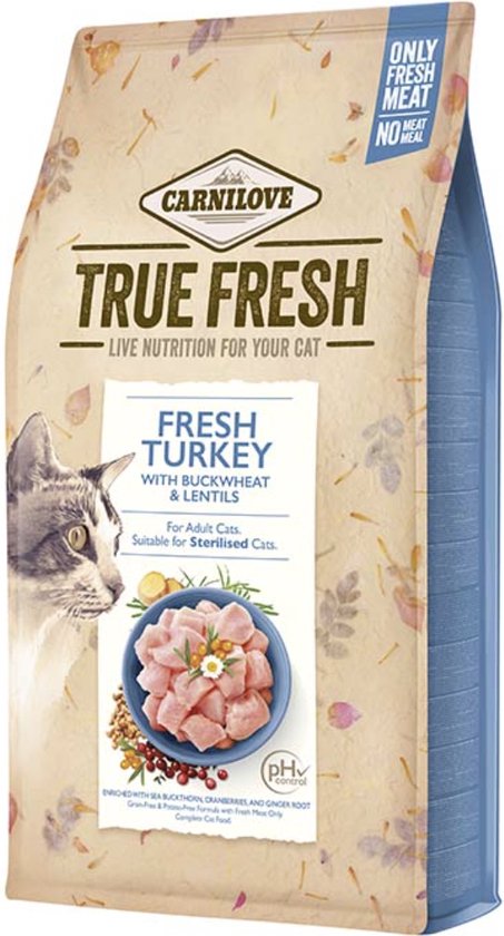 Carnilove True Fresh TURKEY for Cats 1,8 kg | bol