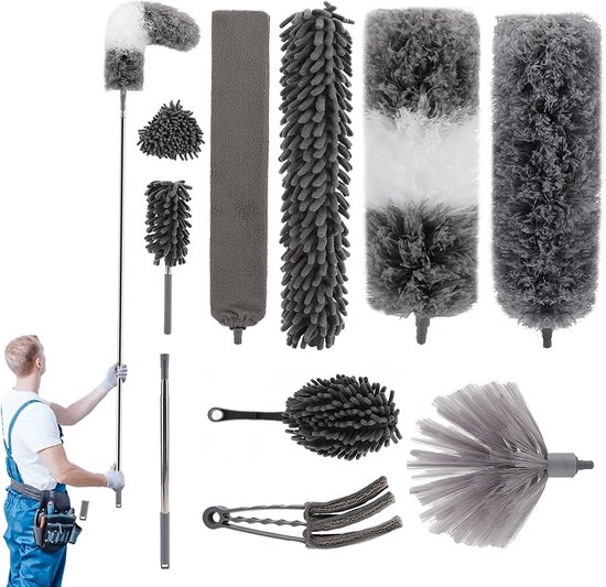 Victop 10 STKS Microfiber Uitschuifbare Duster met 30 tot 100 inch ...