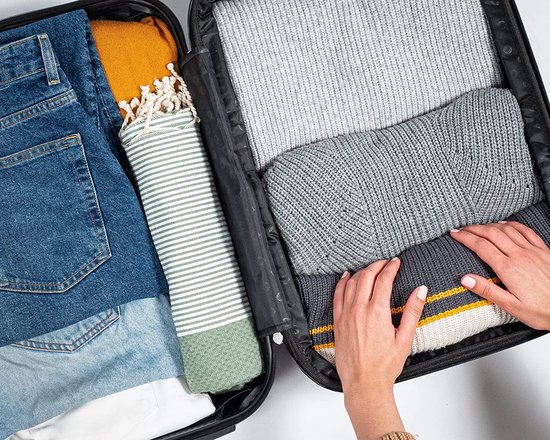 strandhanddoek, badhanddoek, saunahanddoek, 100% katoen, 100 x 200 cm ...