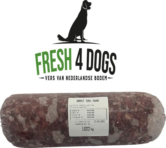 Barf - Vers Vlees hond 10 x 1kg - Hondenvoer | bol.com