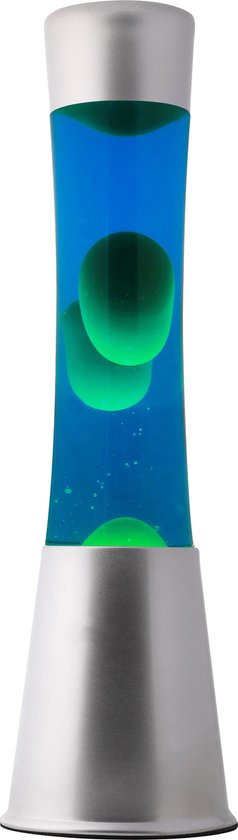 i-Total Lavalamp - Lava Lamp - Sfeerlamp - 40x11 cm - Glas/Aluminium ...