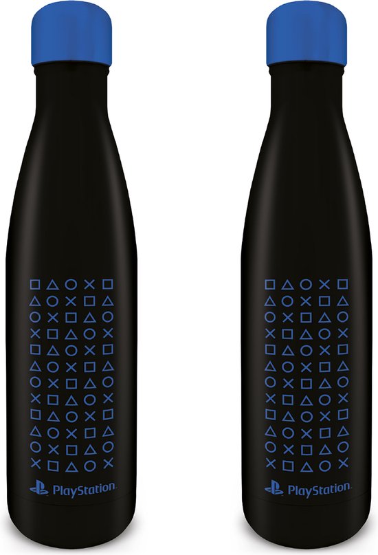 Playstation (Symbol Pattern) Metalen Drink Fles | bol