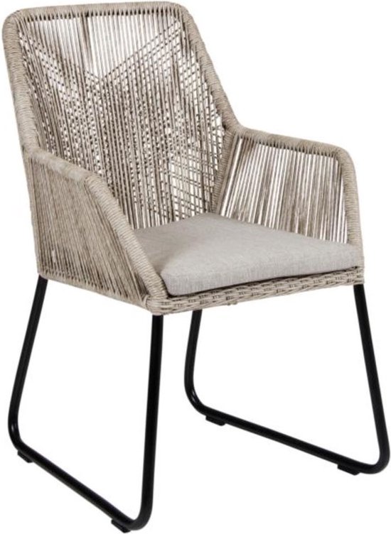 Dining tuinstoel Mona | Sand | Rope | bol