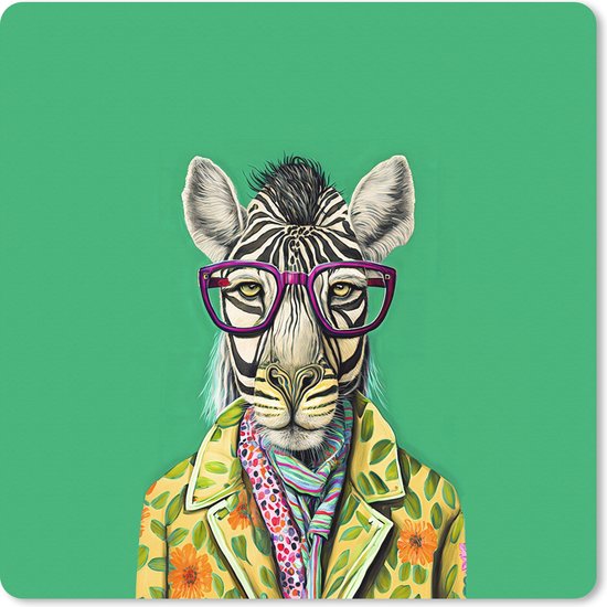 Zebra - Bril - Hippie - Bloemen - Dieren | bol.com