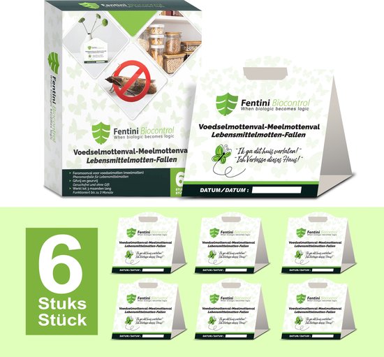 Meelmotten bestrijden met: Voedselmottenval / Levensmiddelenmottenval ...