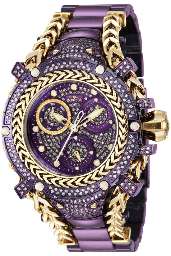 Invicta Gladiator 42240 Quartz Herenhorloge - 43mm - Met 396 diamanten ...