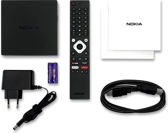 Nokia Android TV Streaming Box 8000, Smart TV Box met Android 10.0 ...