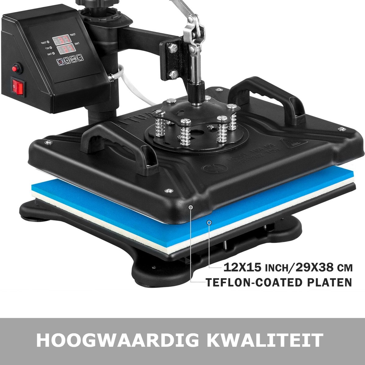 Warmte Pers Machine - Heat Press - 5 in 1 - Drukker - Kleding Bedrukken ...