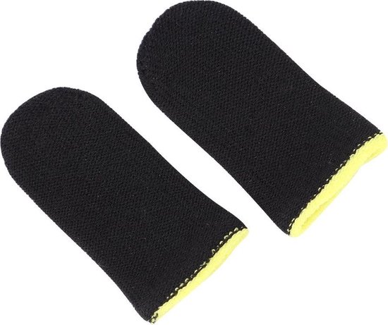 Nixnix - Vinger gaming handschoen - 2 Paar (4x) - Zwart - Finger Sleeve ...