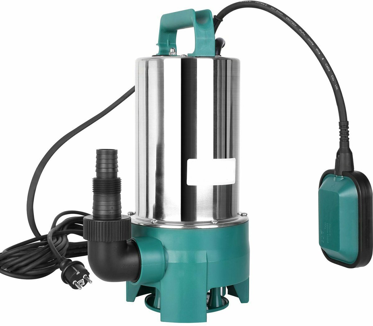Dompelpomp RVS - 1100W - Waterpomp - Irrigatiesysteem - Oliepomp - Pomp ...