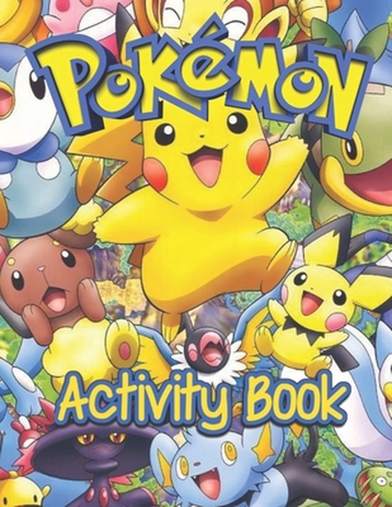 Pôkémŏn Activity Book: +100 Coloring Pages of Favorite Pokémons & Much ...