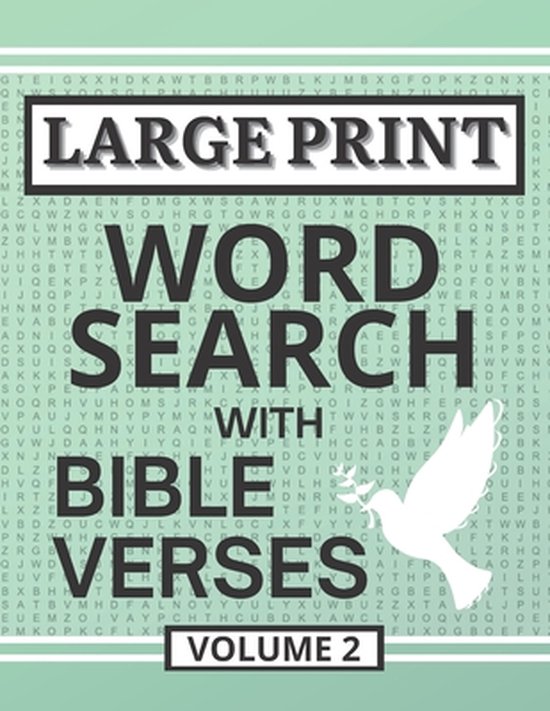 Large Print Word Search with Bible Verses- Large Print Word Search with ...