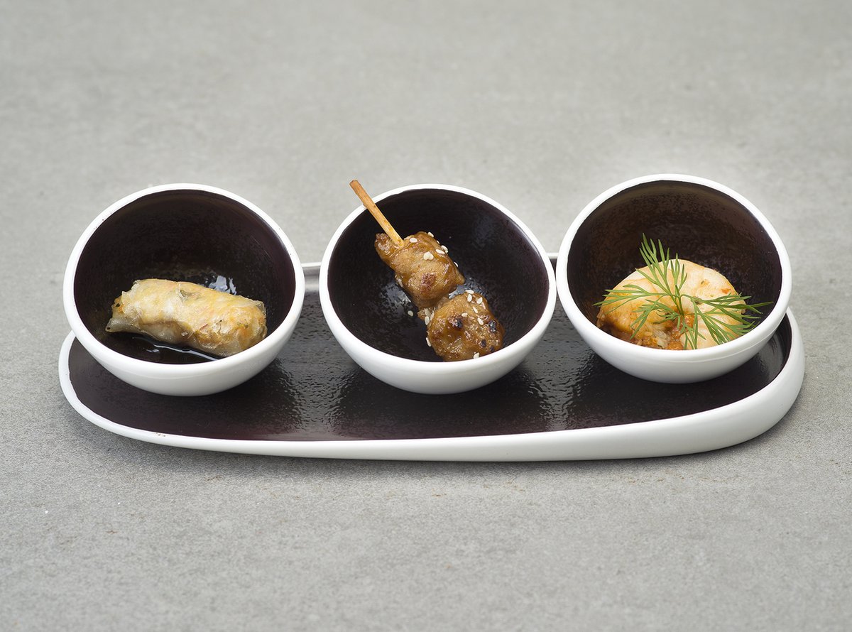 Cosy&Trendy Aubergina Aperoset - Bord met 3 Amuse Schaaltjes | bol.com