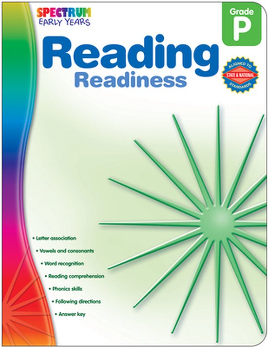 Spectrum Reading Readiness, Preschool | 9781936024995 | Spectrum ...