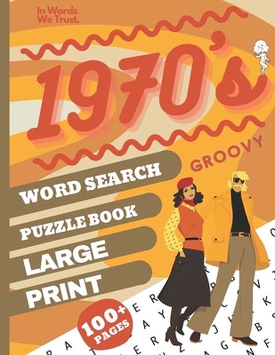 1970's Word Search Puzzle Book: Large Print 70s Word Puzzles With ...