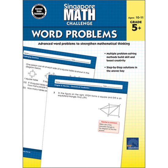 Singapore Math Challenge- Singapore Math Challenge Word Problems ...
