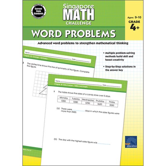 Singapore Math Challenge- Singapore Math Challenge Word Problems ...