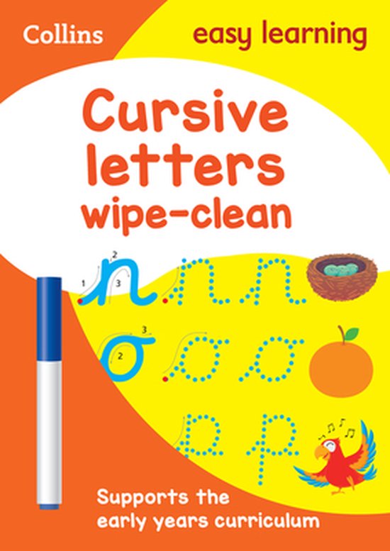 Cursive Letters Age 3-5 Wipe Clean Activity Book | 9780008335830 ...