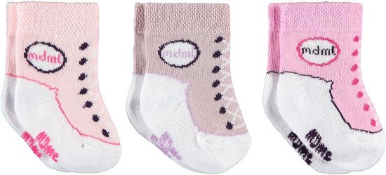 Set van 3 paar babysokken meisjes - Baby sokjes | bol.com