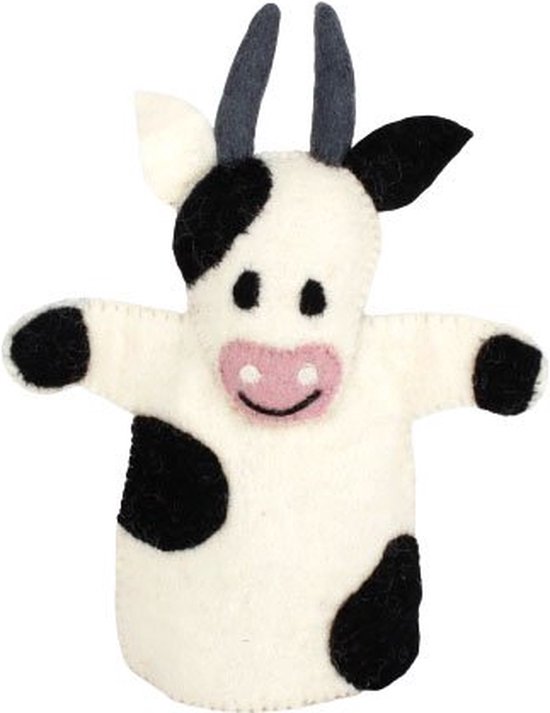 Vilten handpop koe 32cm | bol.com