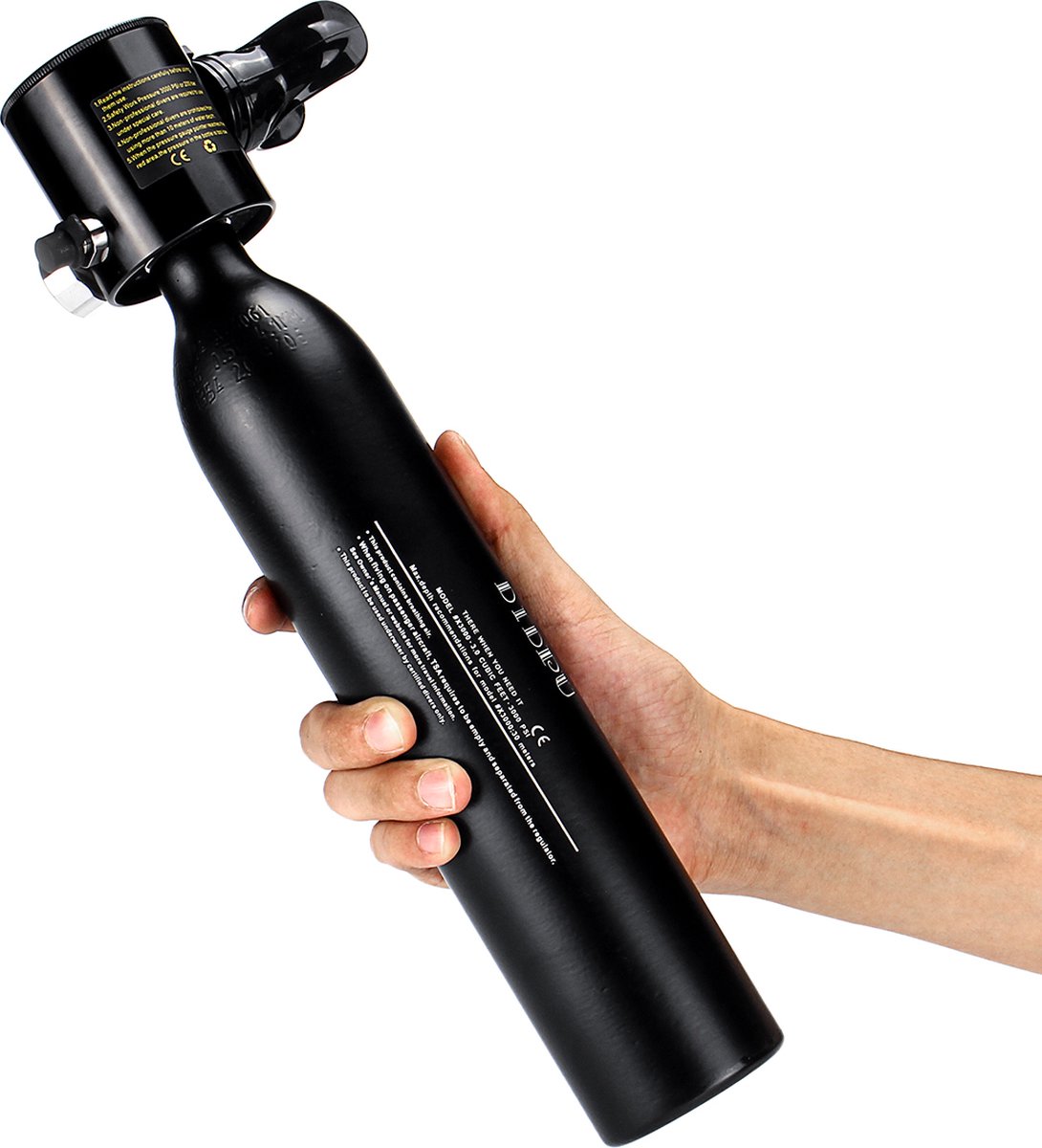 Duikflessen - 0.5L Scuba Tank - Ademhalingsnummer: 170 keer - Duiken ...