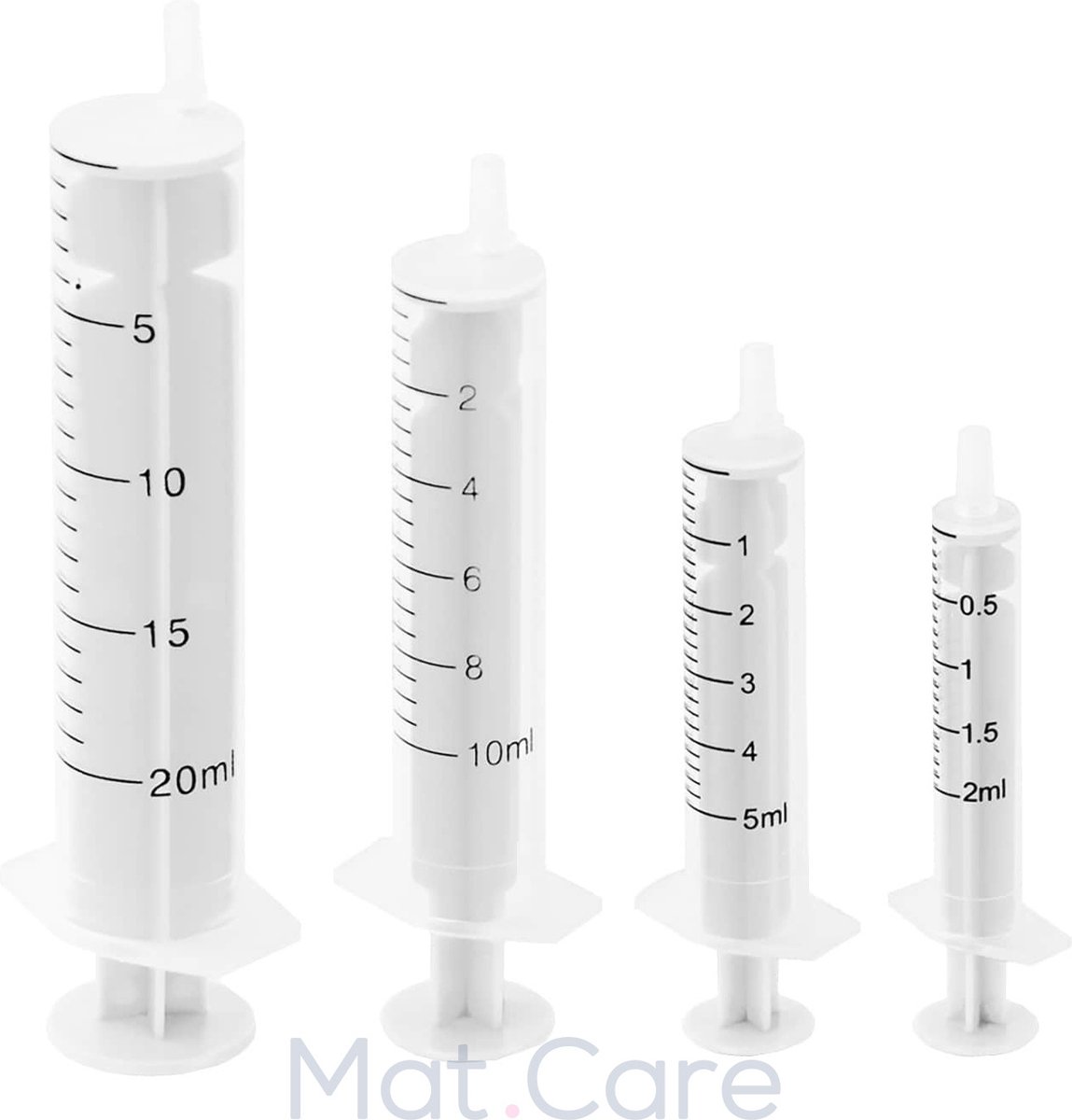 Mat Care doseerspuit - injectiespuit 2ml set 5 stuks | bol.com