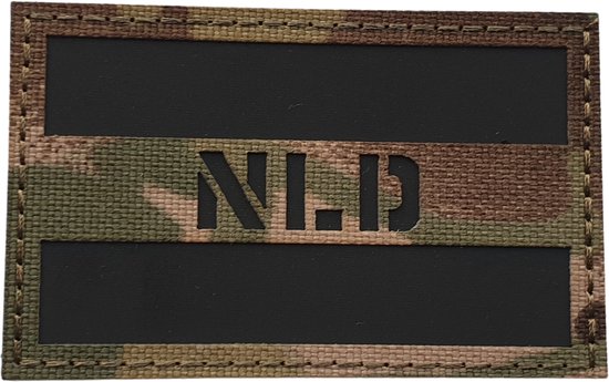NLD patch - camo - camouflage - airsoft - defensie - commando patch ...