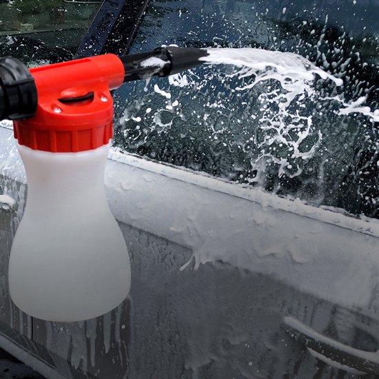 Nanoglans Snow Foam Gun voor Tuinslang - Inclusief PRO Auto Snow foam ...