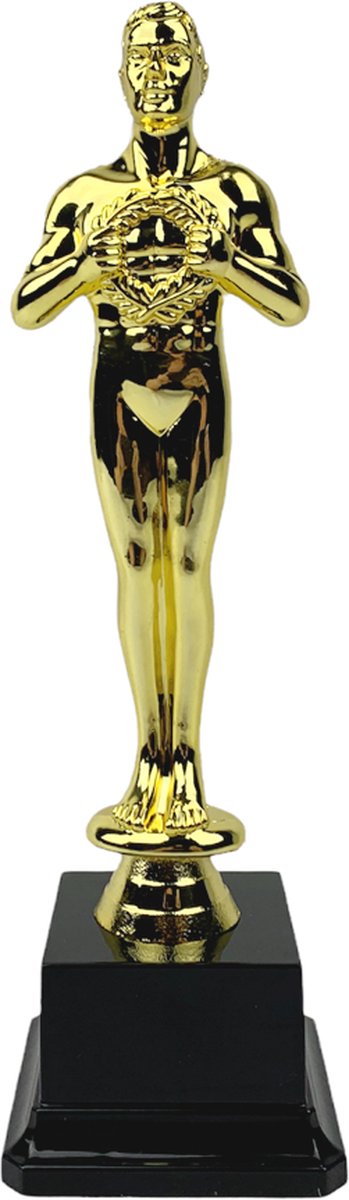 Gouden filmster oscar beeldje 22 cm | bol.com