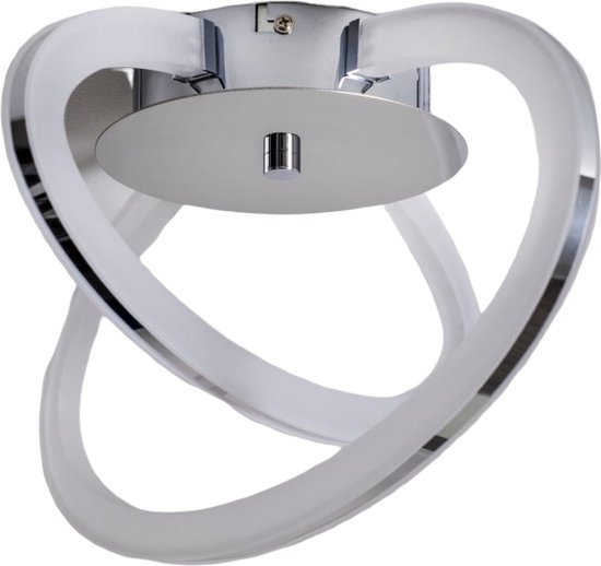 Moderne Ledlamp - Ovale Plafondlamp - Chromen Muurlamp - Zuinige ...