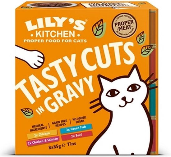 2x LILY CAT TASTY CUTS GRAVY MP 8X85GR | bol.com