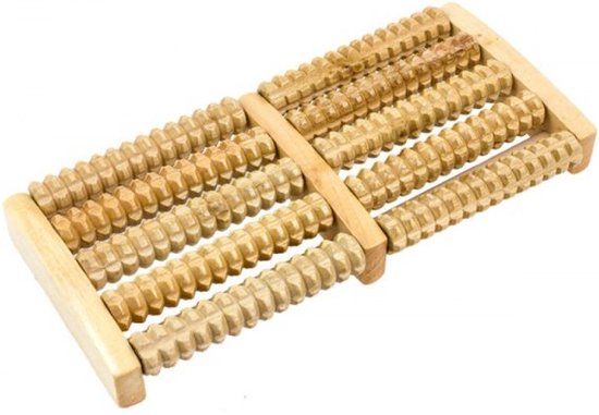 Houten voetmassage roller 2 X Houten Voetroller - Voetmassage Roller ...