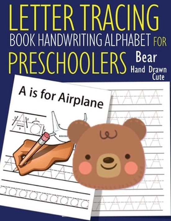 Letter Tracing Book Handwriting Alphabet for Preschoolers - Hand Drawn ...