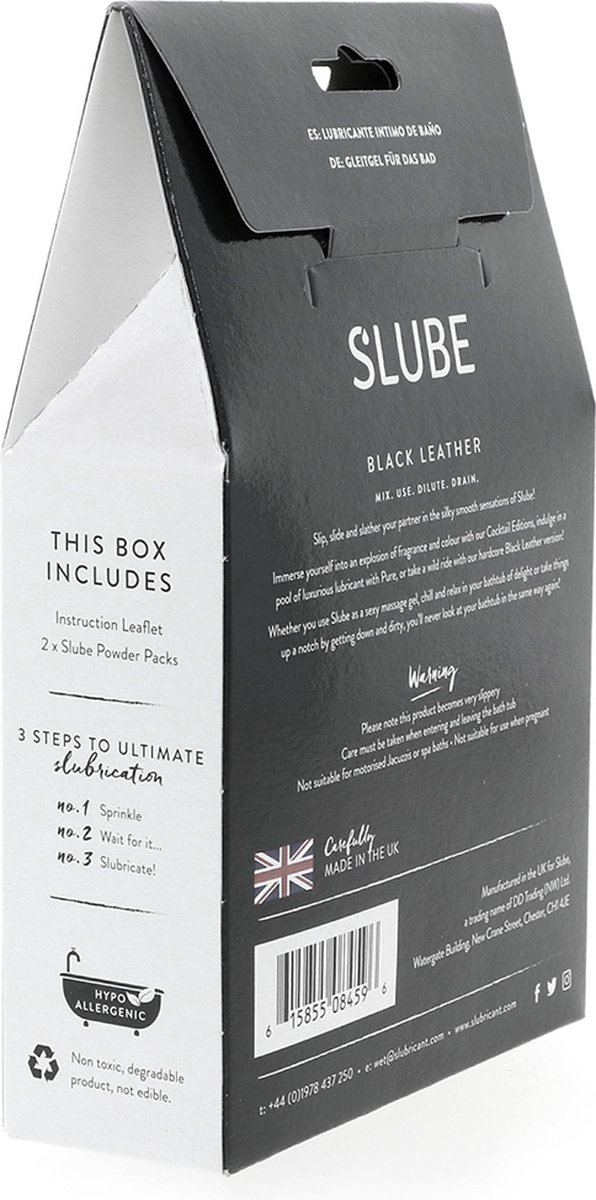 Slube Black Leather Double Pack - Lubricants | bol.com