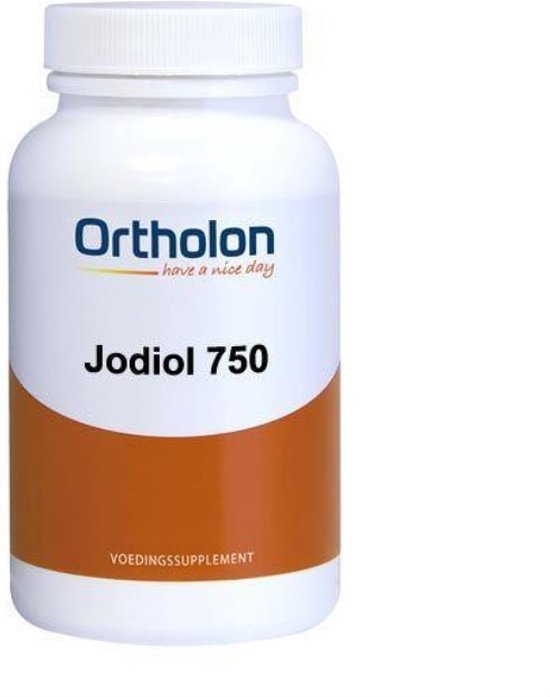 Ortholon Jodiol 750 | 120 capsules | 75mg | jodium tabletten | Jodium ...