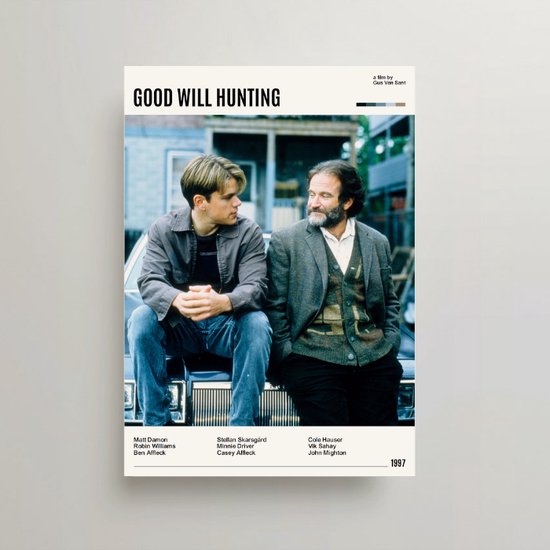 Good Will Hunting Poster - Minimalist Filmposter A3 - Good Will Hunting ...
