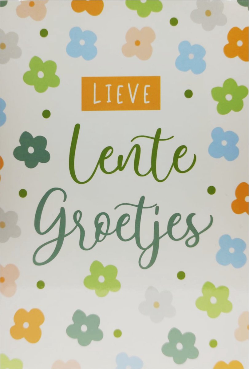 Kaart - Lente - Lieve lente groetjes - SSR10 | bol.com