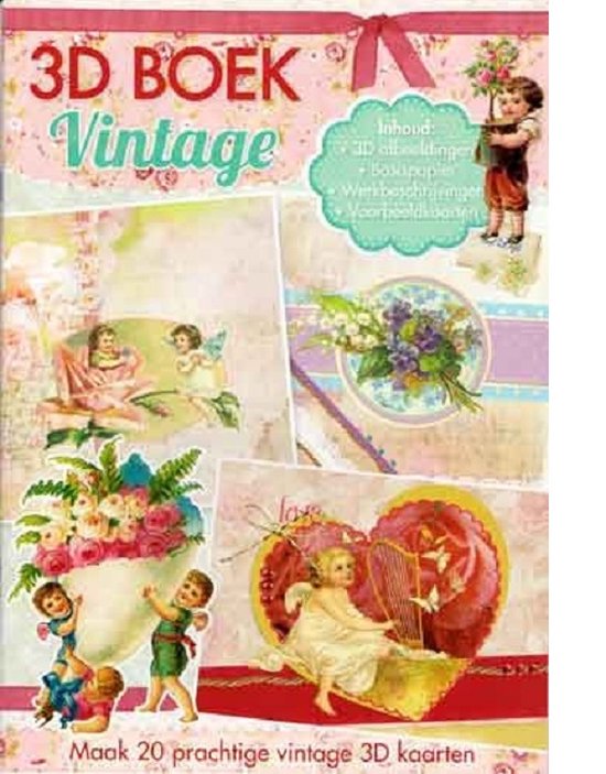 Studio Light - 3D-kaartenboek - Vintage - A4SLBOEK77 | bol