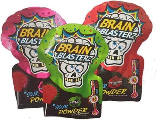 Brain Blasterz Powder Lolly 9x10g | bol