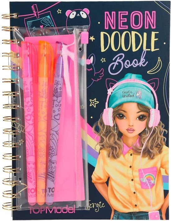 Top Model - Doodle Book w/Neon (0410273) /Arts and Crafts /Multi ...