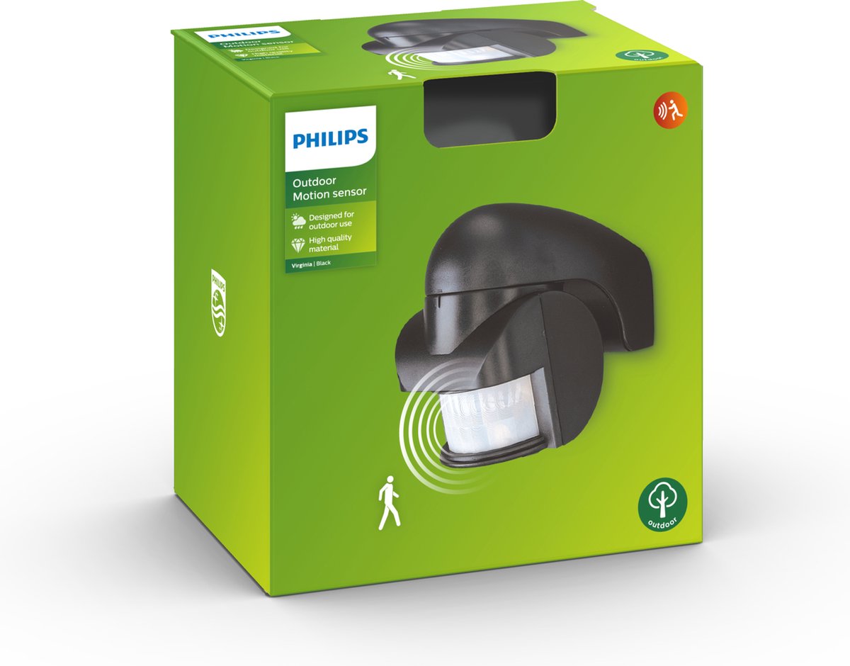 philips-virginia-bewegingssensor-zwart-bol