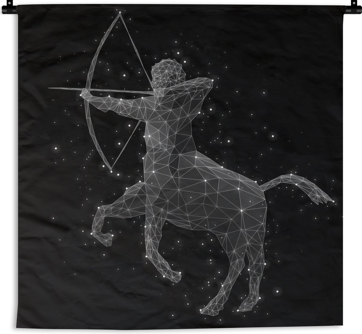 Wandkleed - Wanddoek - Astrologische tekening sterrenbeeld boogschutter ...