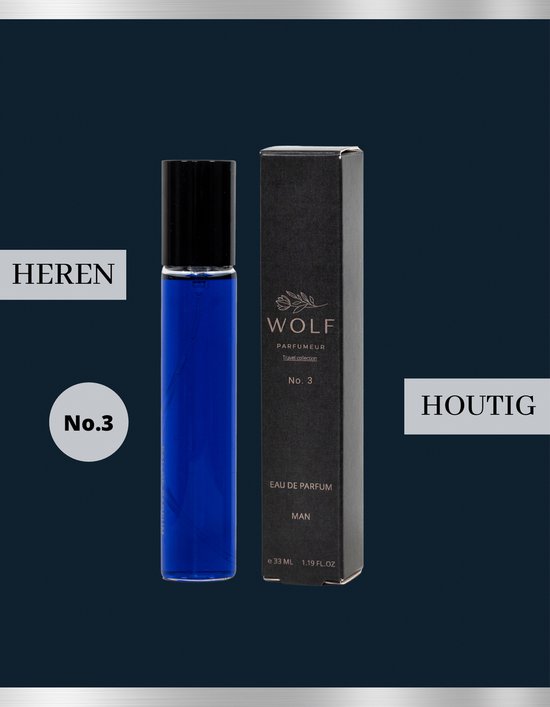 Wolf Parfumeur Travel Collection No.3 - De eer aan de vrijheid van de man in een... | bol.com