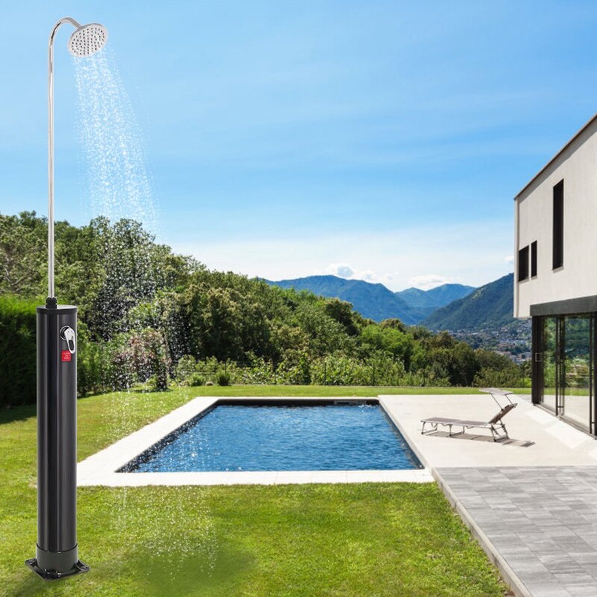Saone Solar Buitendouche - Solar - Tuindouche - Warme Camping Douche ...