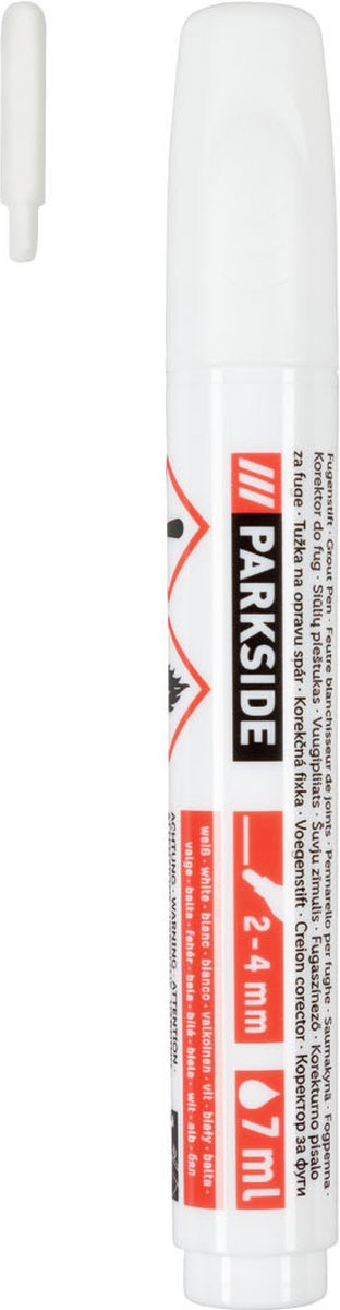 Parkside Grout Marker Wit - Grout Pen - Grout Marker - Grout Paint ...